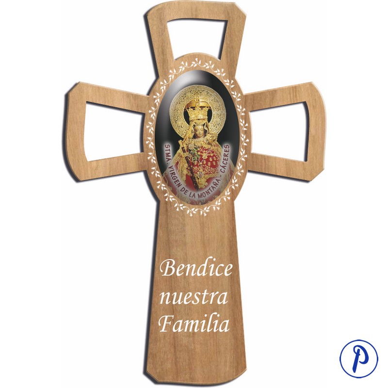 IMAN CRUZ MADERA 7,5 CM - Pripimar